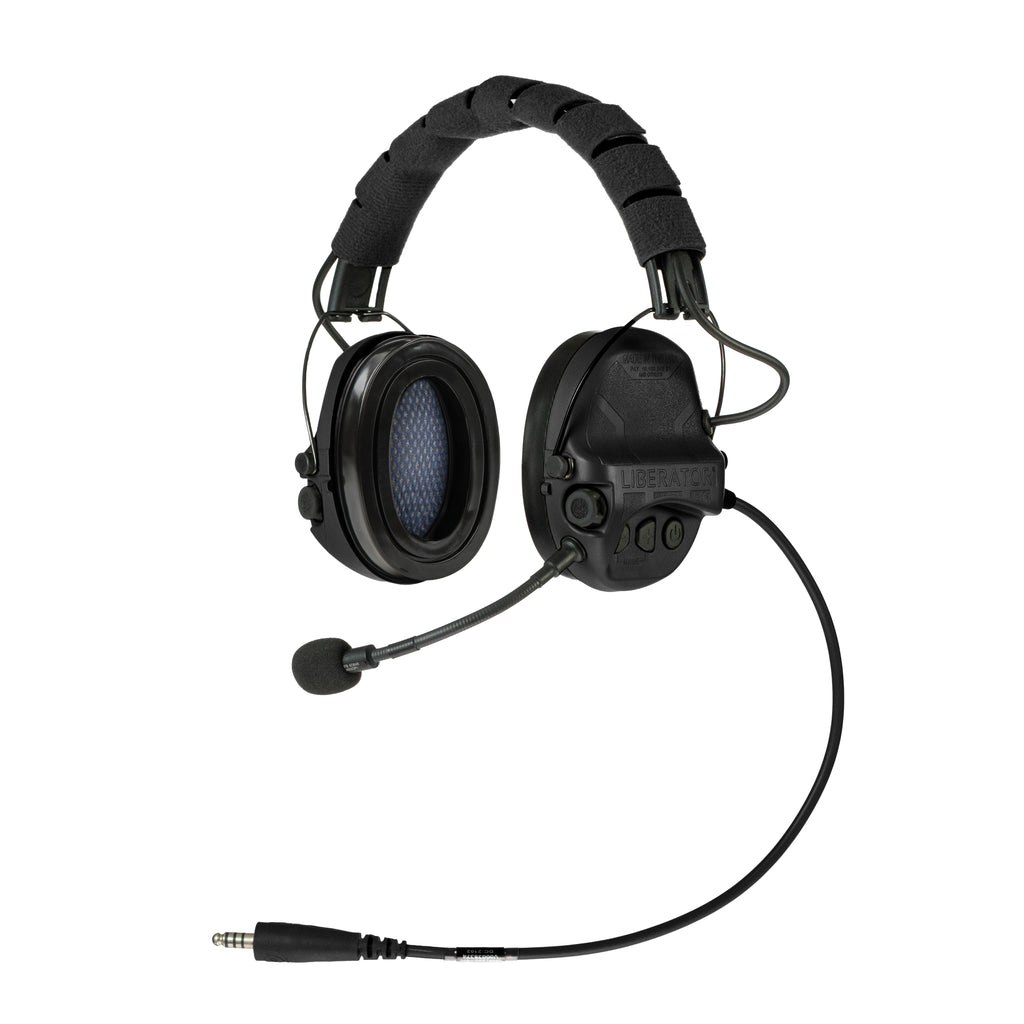 Liberator® IV Advanced Single Comm Headset with Hearing Protection ...